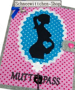 Mutterpass Hüllen auf Filz | Einzelstücke mit Beschriftung