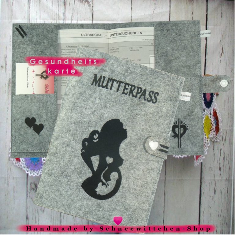 Classic Mutterpasshülle aus Filz für den deutschen Mutterpass